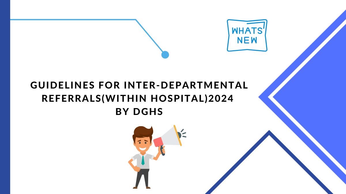 GUIDELINES FOR INTER-DEPARTMENTAL REFERRALS(WITHIN HOSPITAL)2024 ...